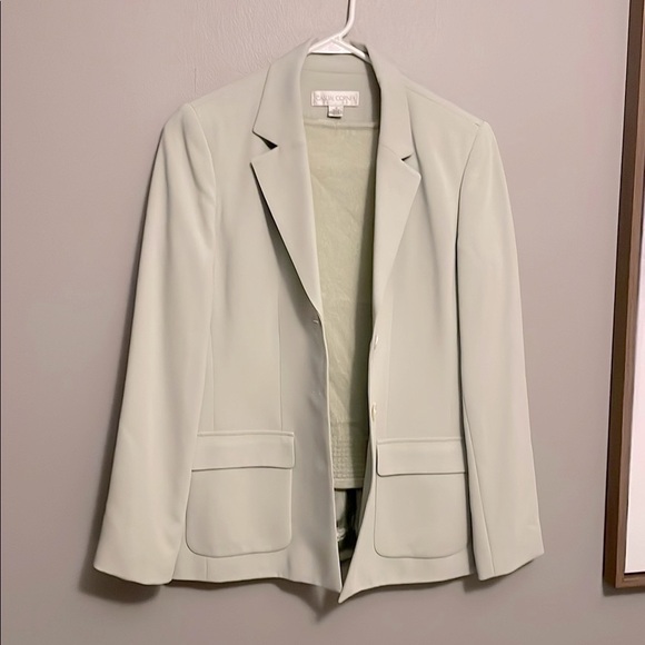 Casual Corner | Jackets & Coats | Casual Corner Green Blazer Tailored ...